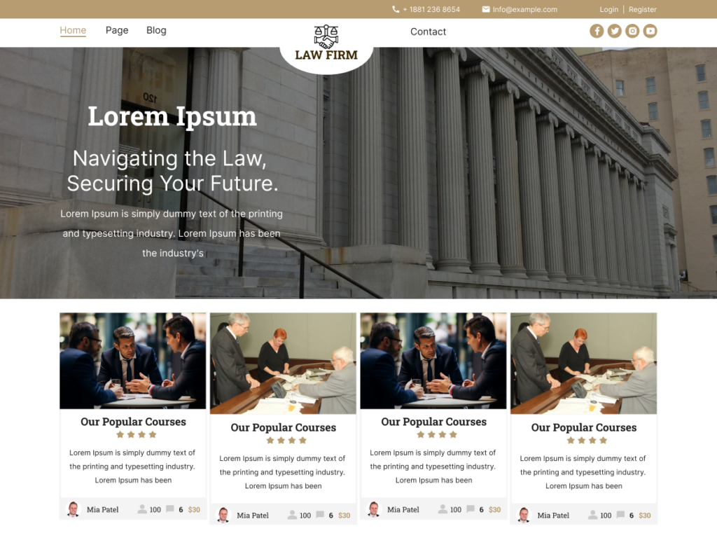 Free Law WordPress Theme: Build Your Legal Practice Website
