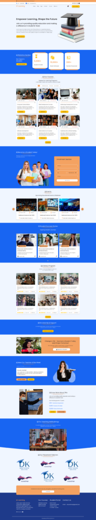 Interactive Education Wordpress Theme For E Learning Sites