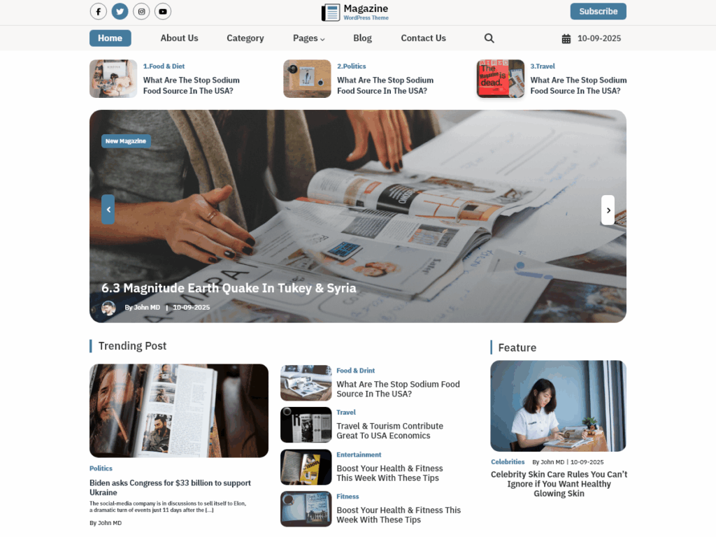 Magazine Blocks – Elegant Theme for Creators and Publishers