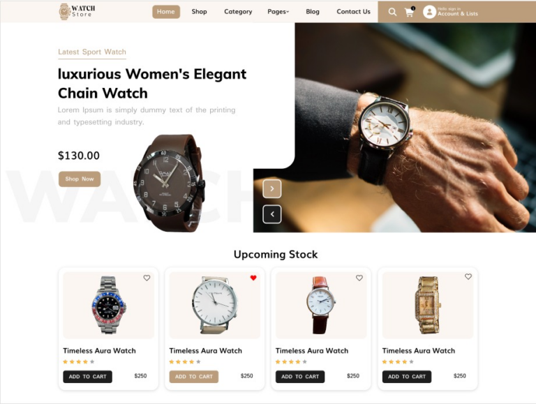 Pixel Watch Center – Elegant Theme for Watch Stores